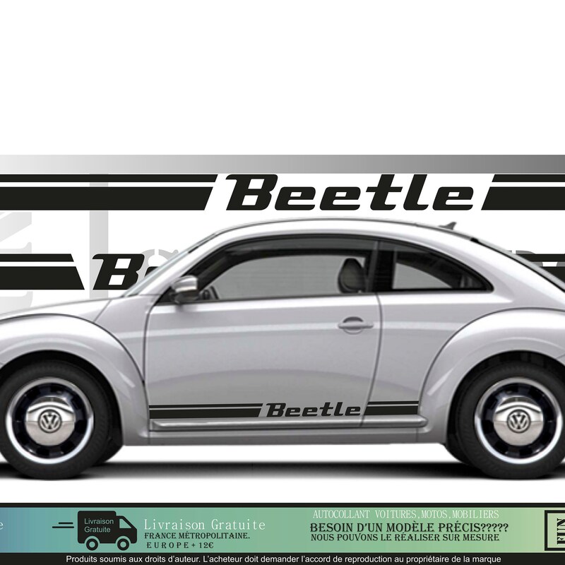 Vw Beetle Decals - Etsy