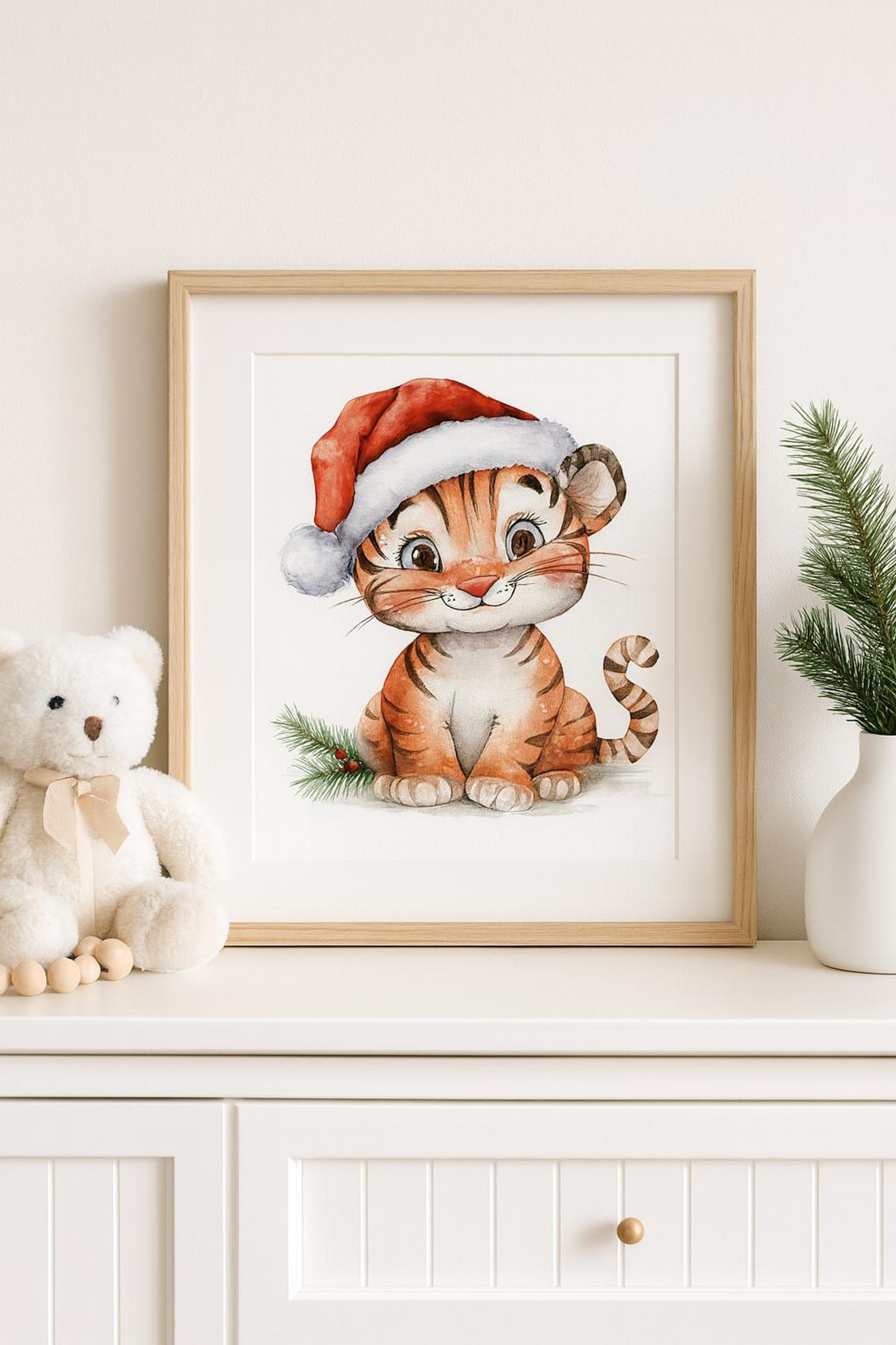 Christmas Tiger Cub Clipart PNG Bundle | 12 Holiday Pngs | 400 DPI ...