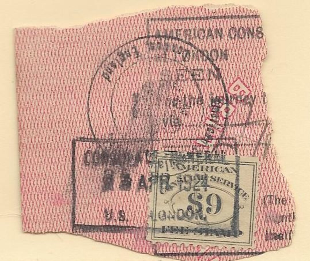US Consular Stamp - Etsy