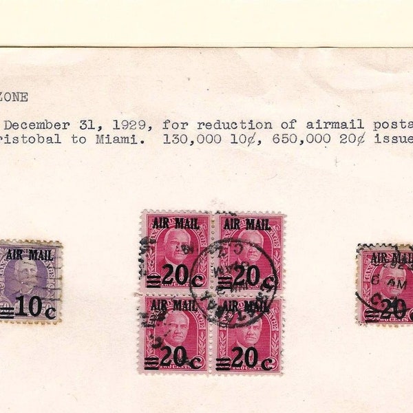 Canal Zone Stamps - Etsy