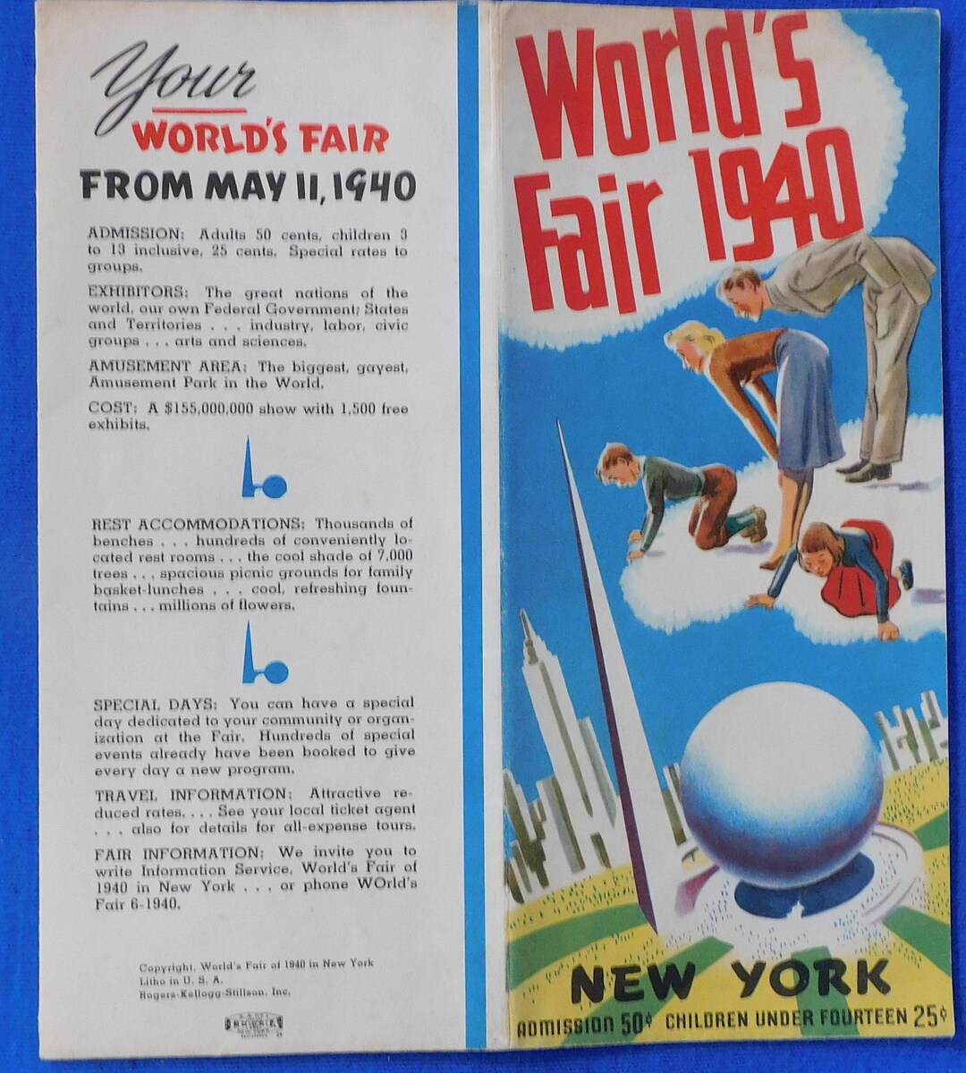 New York 1940 World's Fair Brochure - Etsy