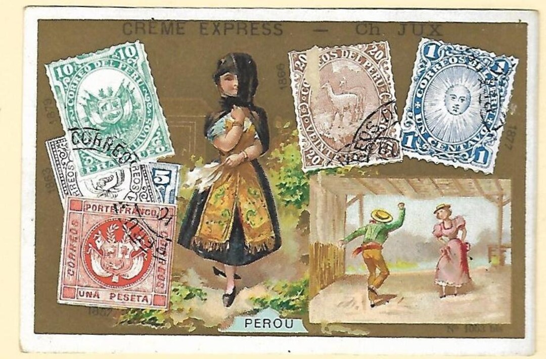 French Trade Card , Circa 1900's- - Etsy
