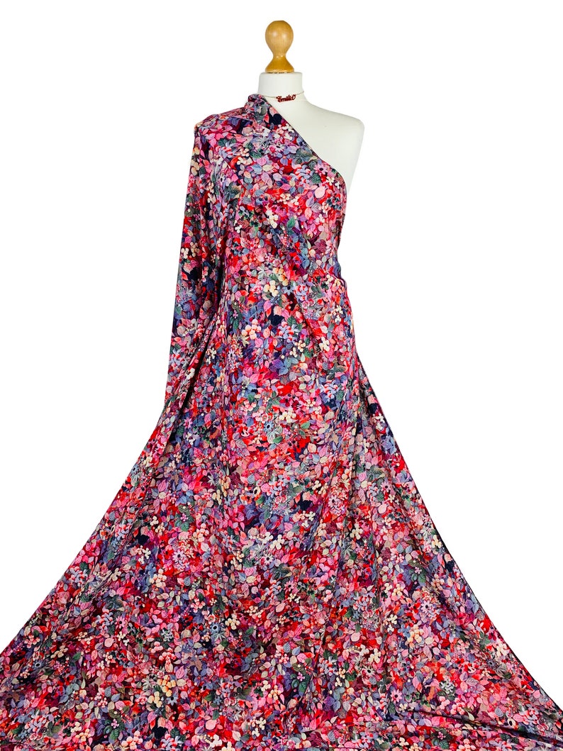 Printed Viscose Fabric Premium Floral Prints 100% Rayon - Etsy