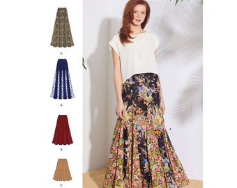 Simplicity Sewing Pattern S8923 Misses' Pull-on Skirts - Etsy