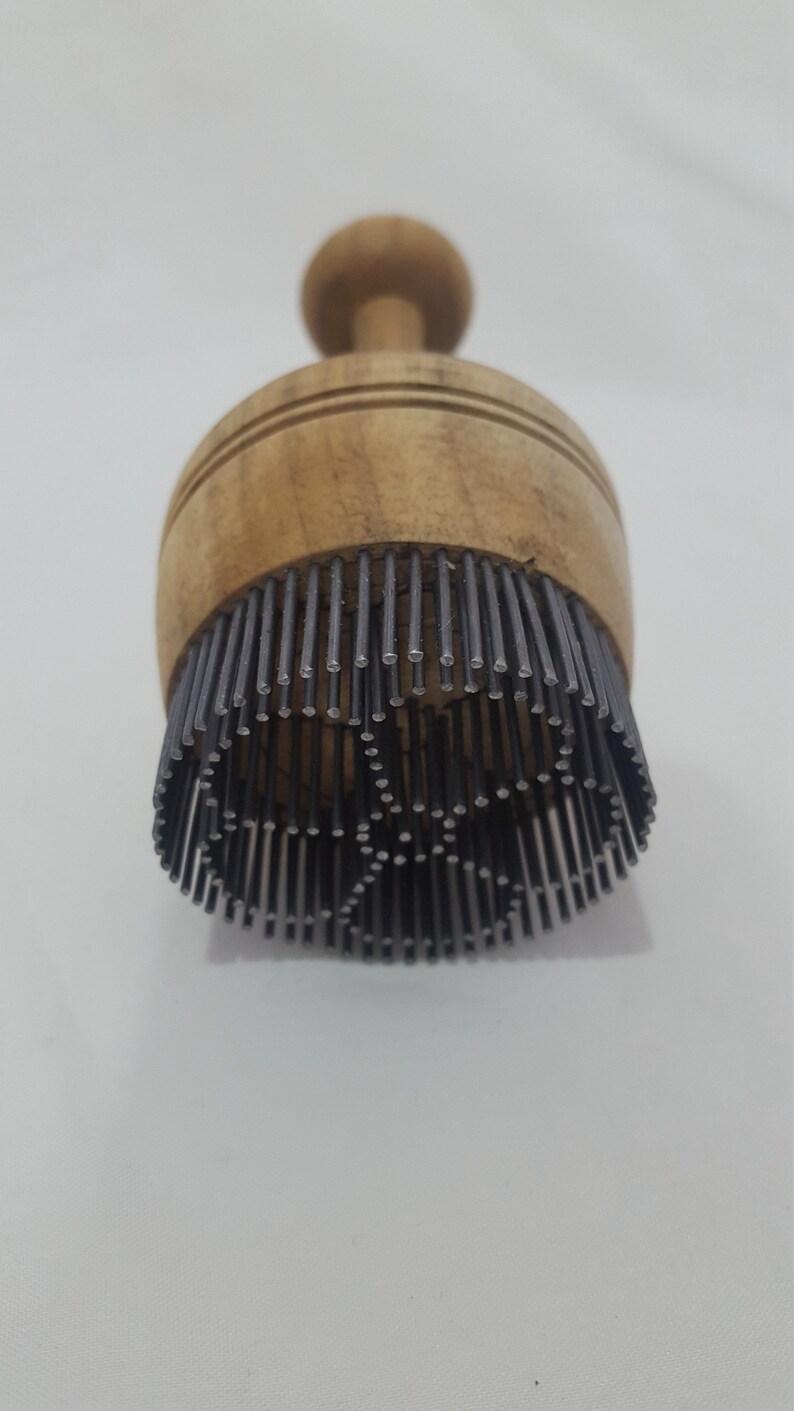 Chekich stamp for the Dough Made of Walnut Wood and Metal | Etsy