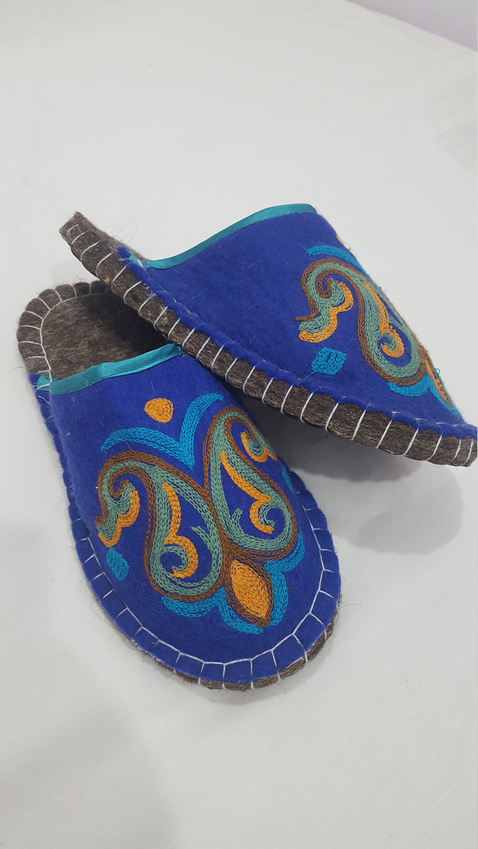 Slippers-natural Wool Slippers-handmadeethnic Style - Etsy