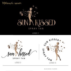 Spray Tan Logo, Mobile Tanning Logo 350 - Etsy