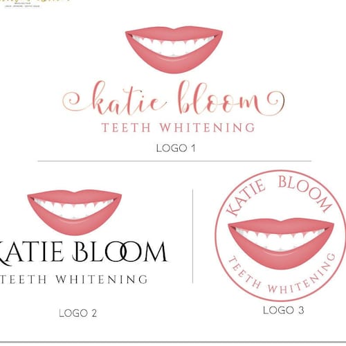 Teeth Whitening Logo Design Custom Cartoon Logo for Your - Etsy