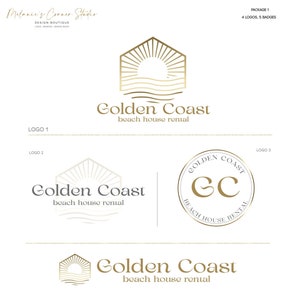 Beach House Rental Logo, Real Estate Logo, Property Logo, Beach Logo ...