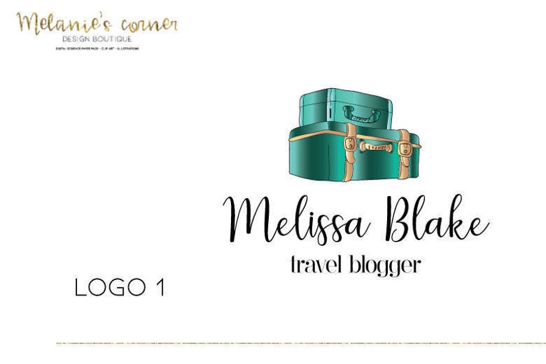 Travel Blog Logo 145 - Etsy