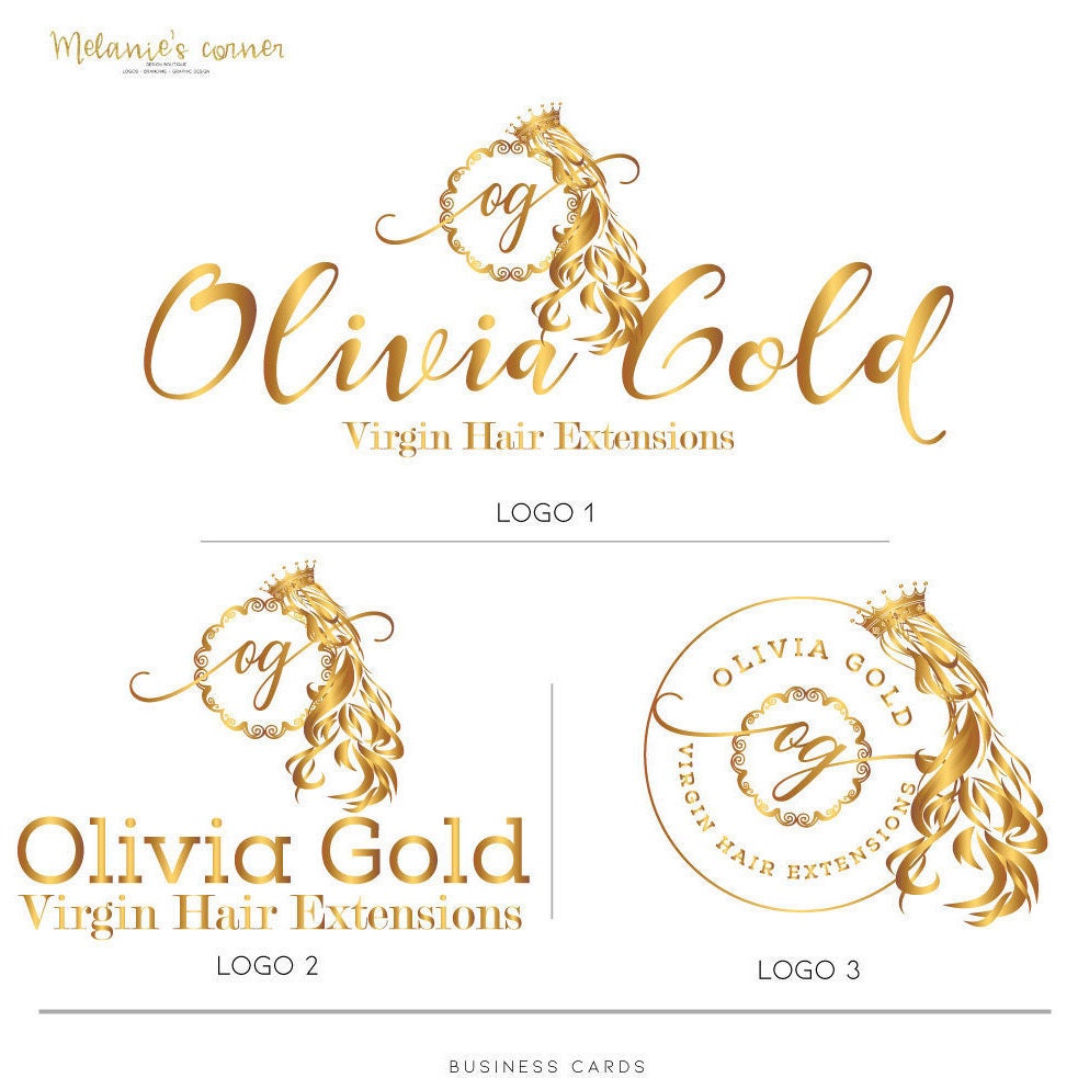 Hair Extensions Logo Hair Logo Logo Design Beauty and Makeup | Etsy