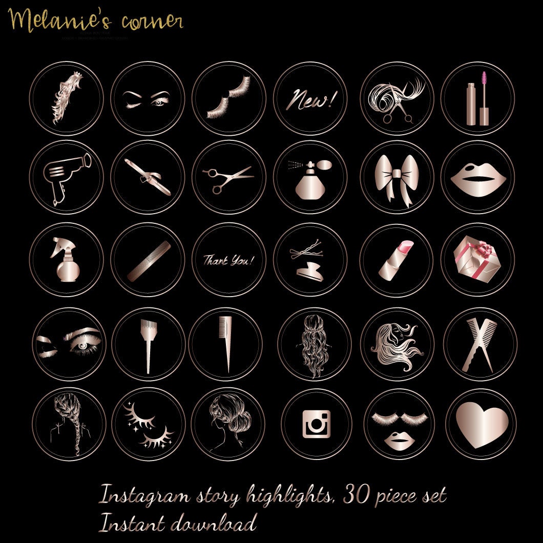 Instagram Highlights Instagram Template Social Media - Etsy