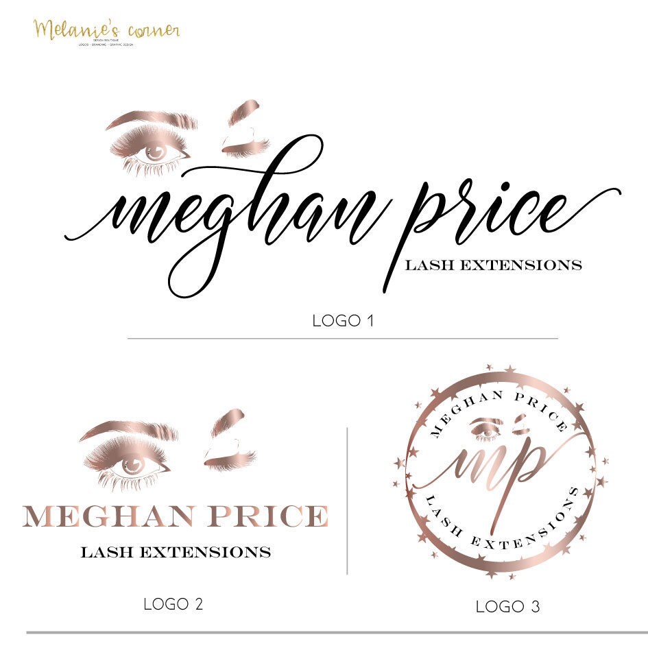 Paper Microblading Logo Branding package Brow Bar Logo Beauty Branding ...