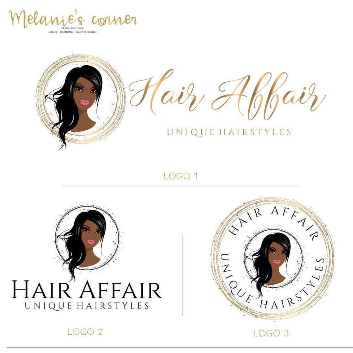Hair Logo Hair Salon Logo 401 - Etsy