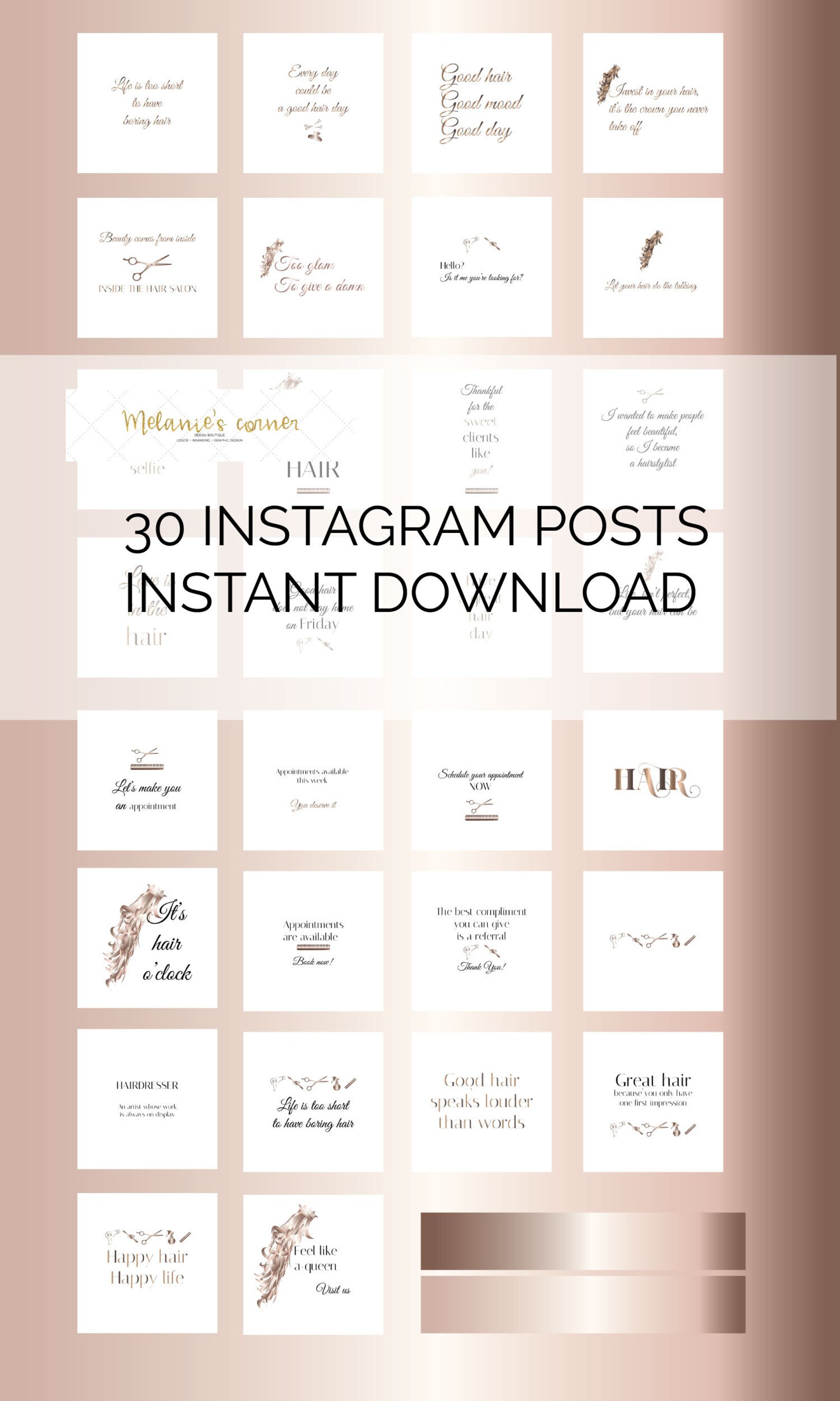 Instagram Post Instagram Post Pack Instagram Post Set for - Etsy
