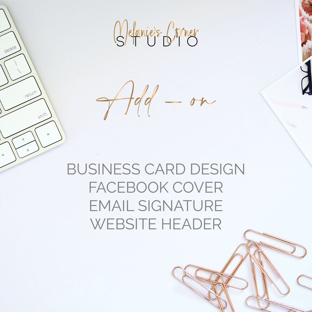 Add-on Business Card, Premade Business Card Template, Business Card ...