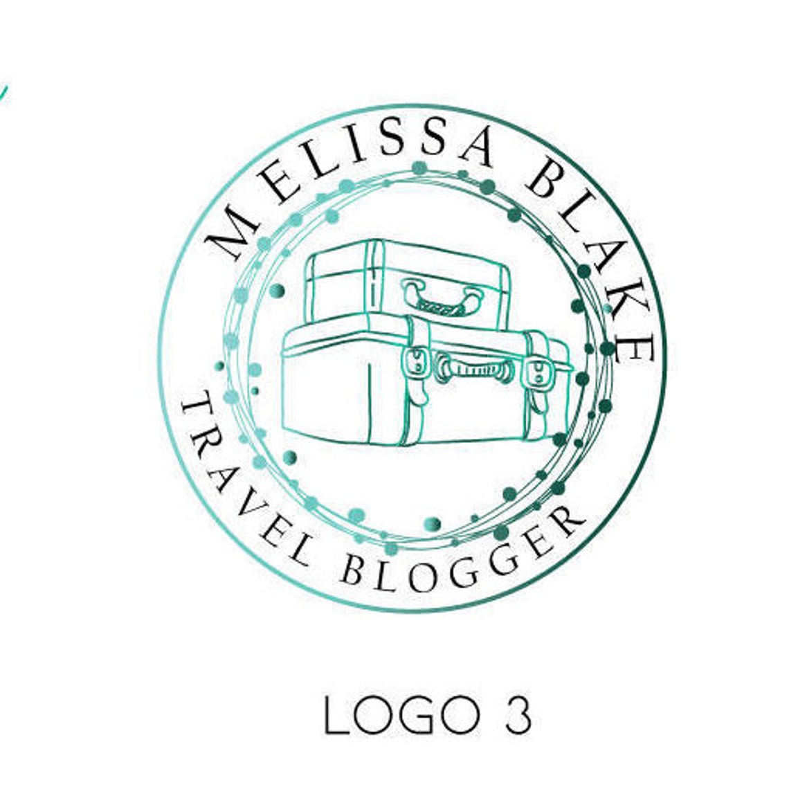 Travel Blog Logo 145 - Etsy