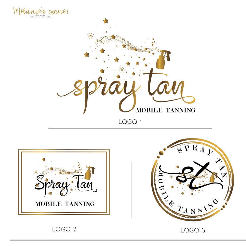 Mobile Tanning Logo Spray gun logo 233 | Etsy