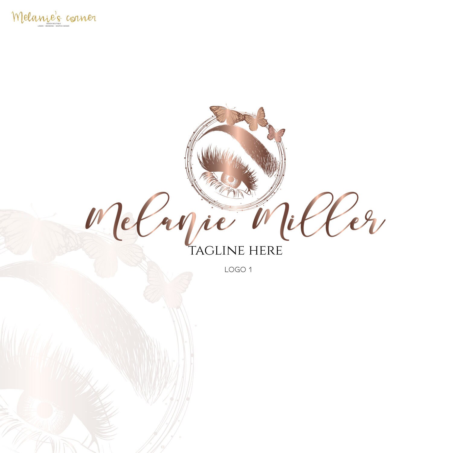 Lash Extensions Logo Lash Logo Eyelash Logo Beauty Branding | Etsy