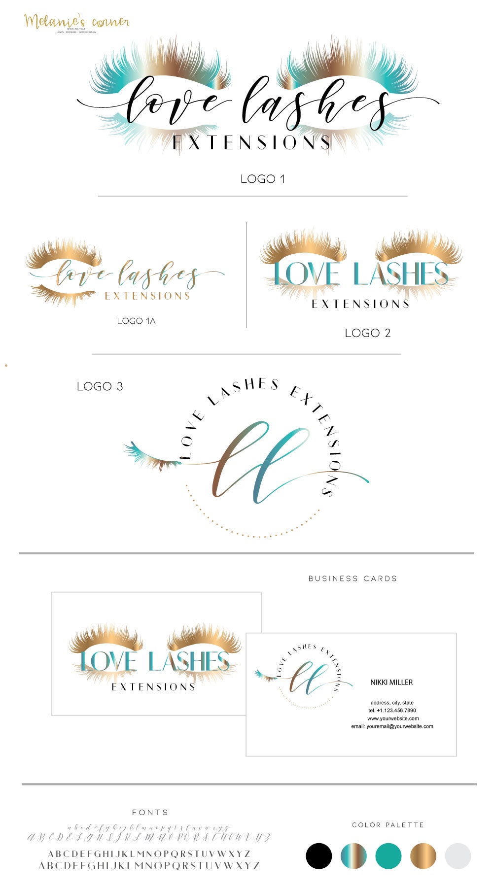 Lash Logo Eyelash logo 359 | Etsy