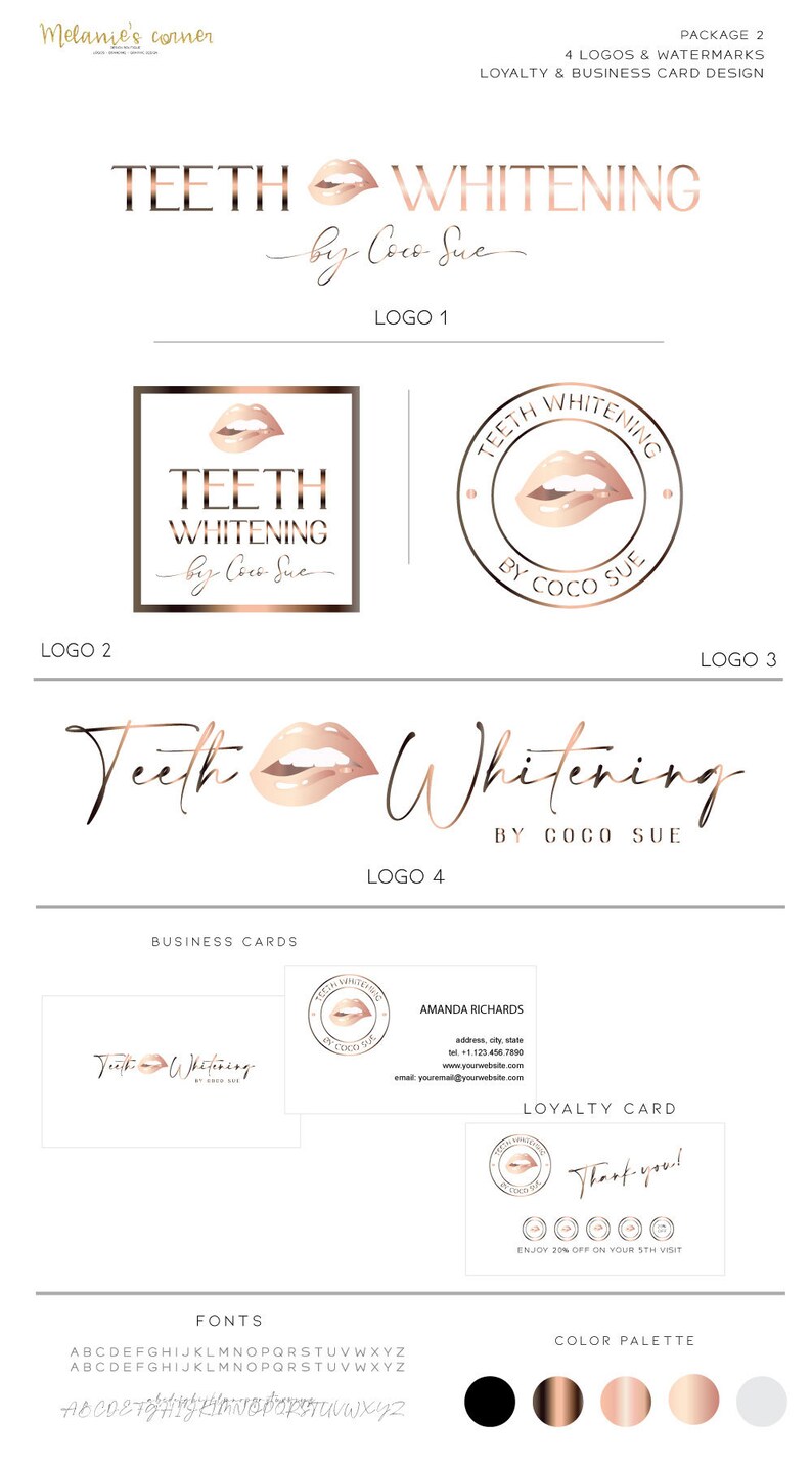 Teeth Whitening Logo 563 - Etsy