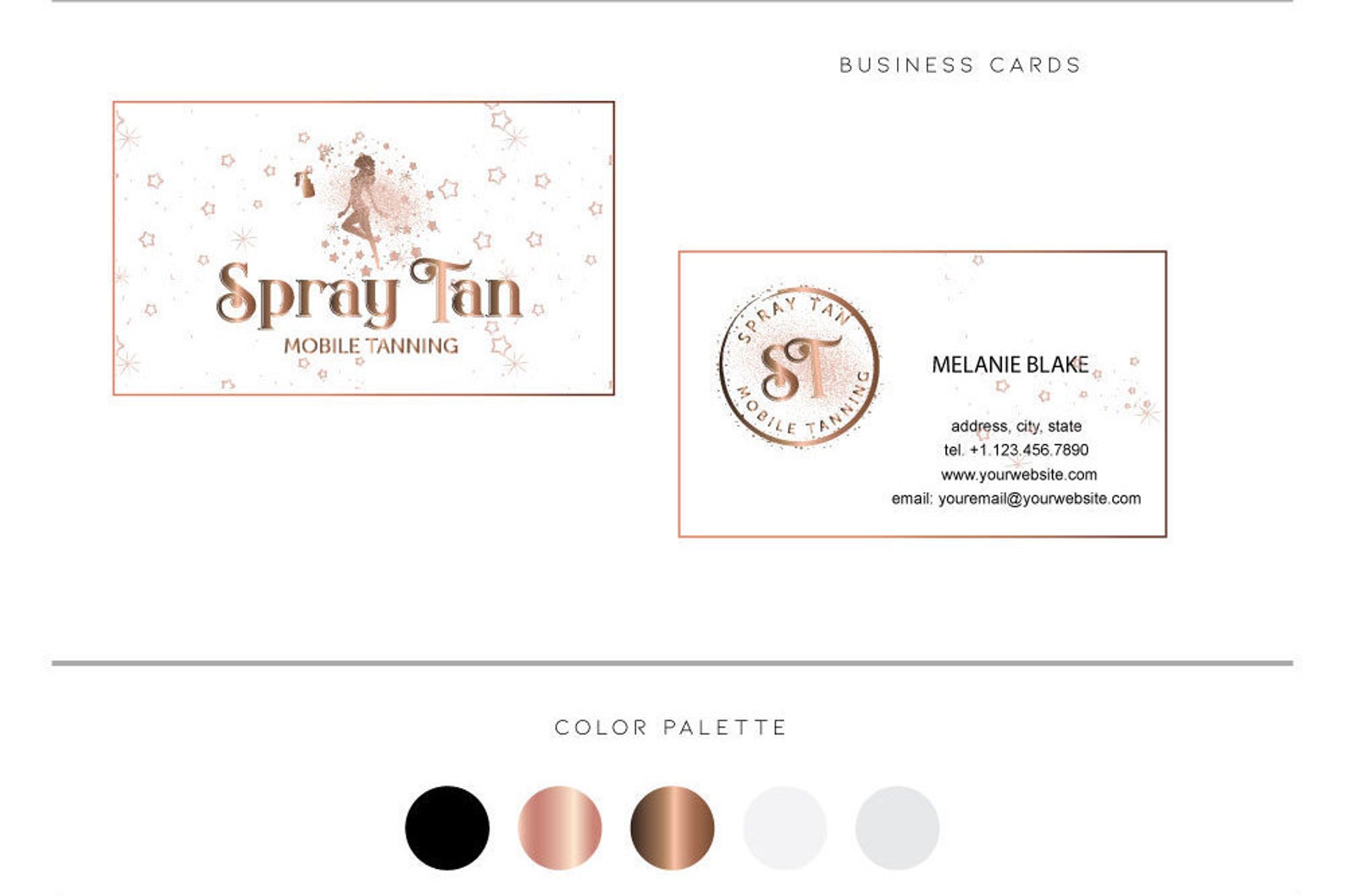 Mobile Tanning Logo Spray Tan Logo 288 - Etsy