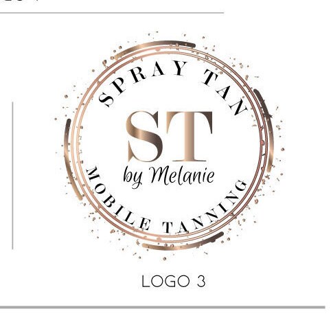Spray Tan Logo Mobile Tanning Logo Logo Design Gold Logo | Etsy