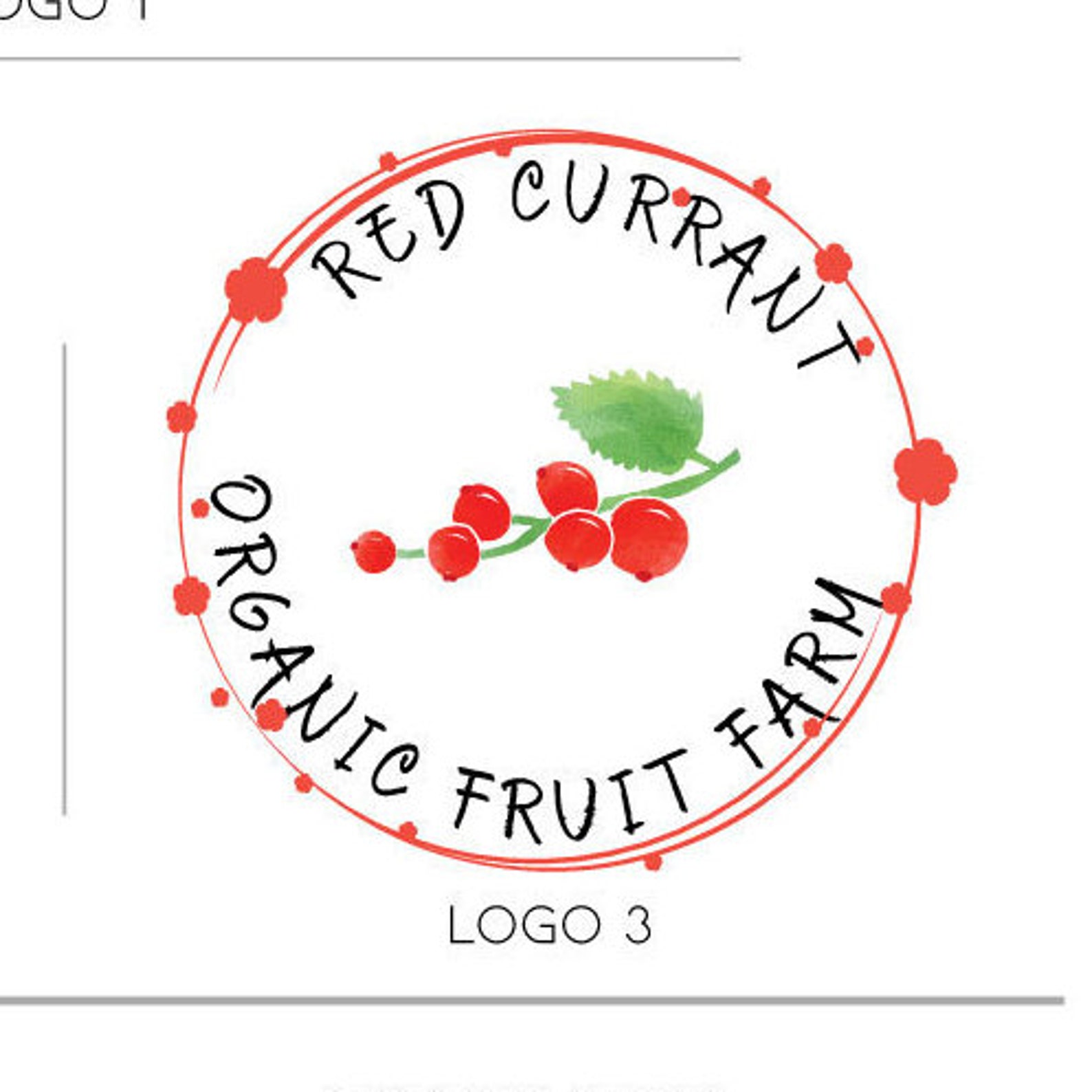 Rustic Fruit Farm Logo Design | Branding Package - Etsy