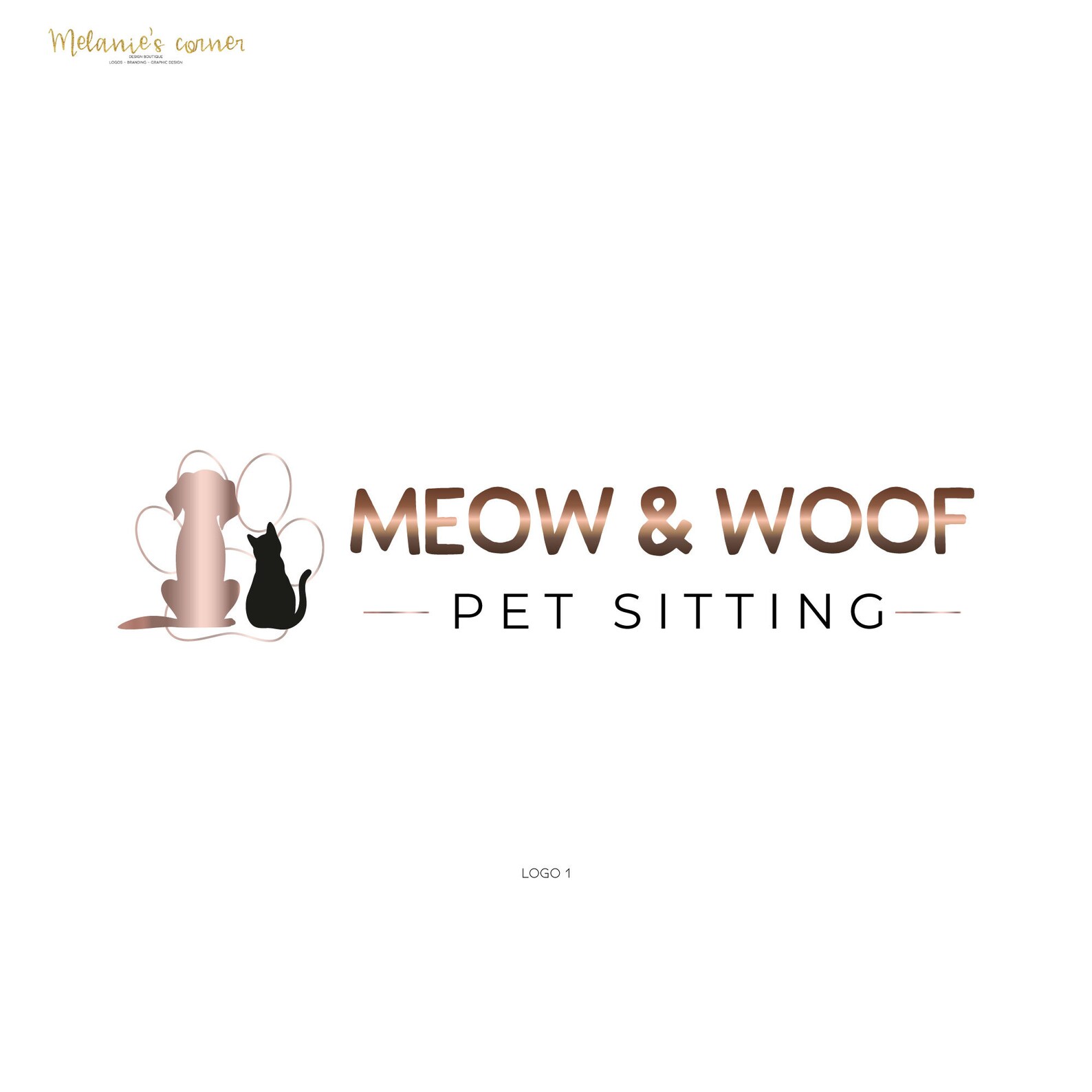Pet Sitting Logo Design 365 - Etsy