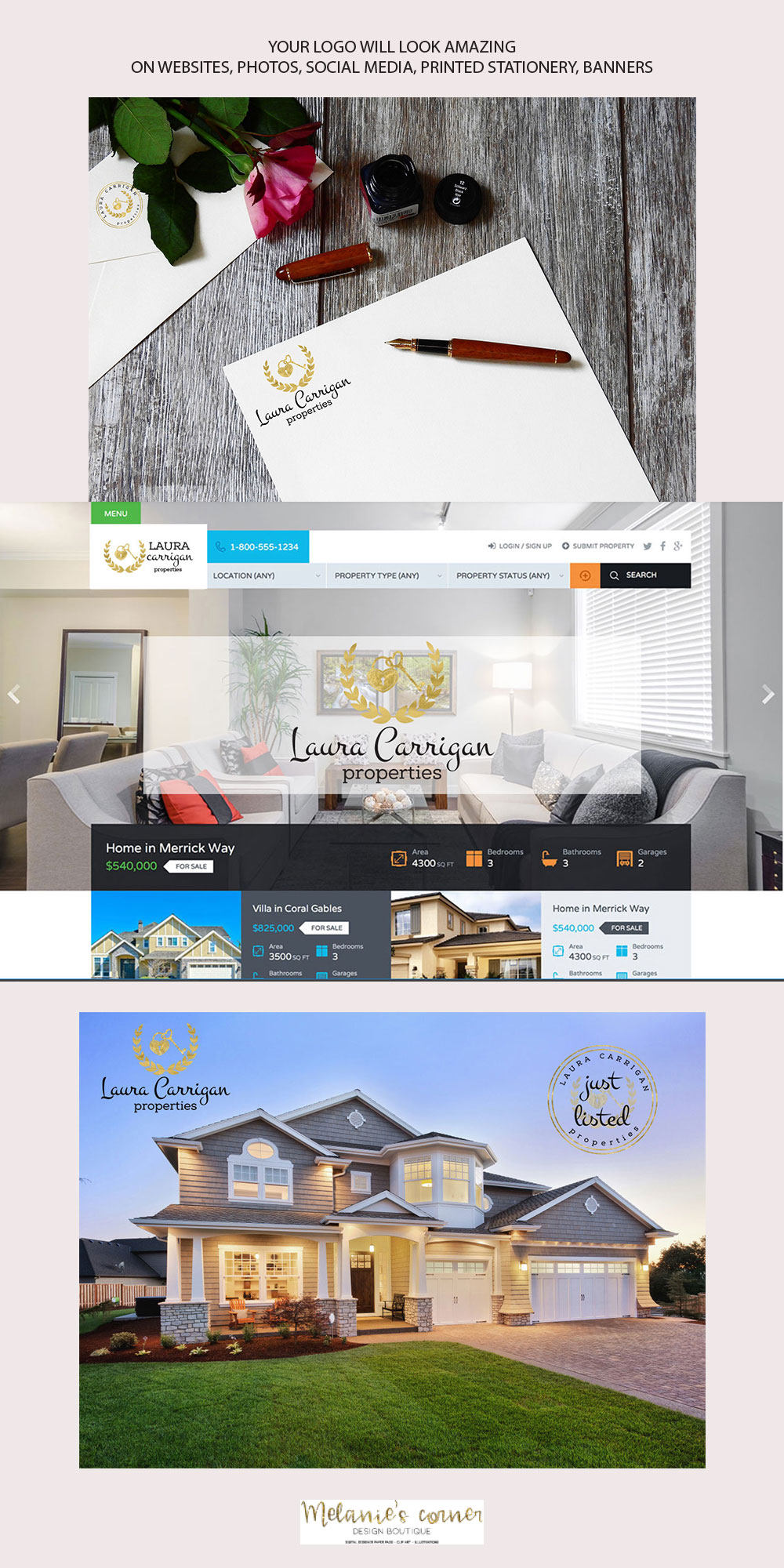 Real Estate branding package 090 | Etsy