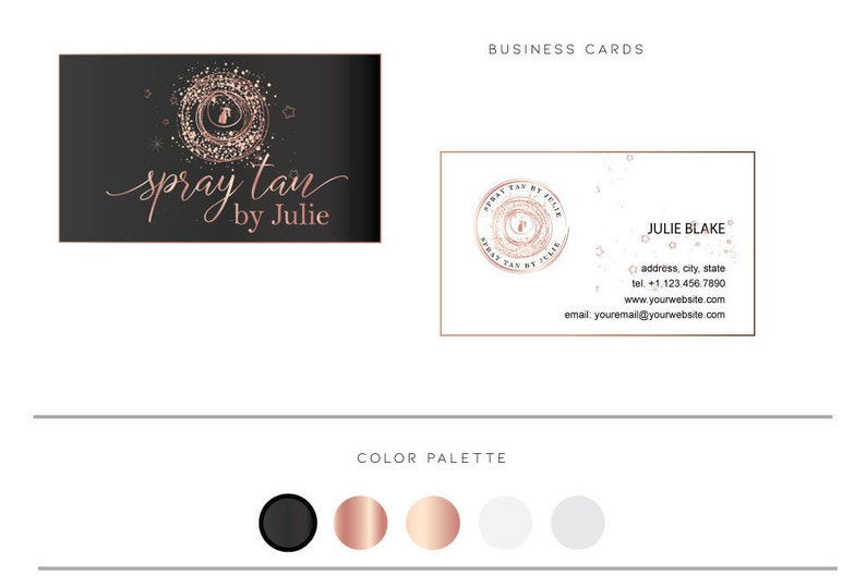 Spray Tan Logo Mobile Tanning Logo Logo Design Beauty Logo - Etsy