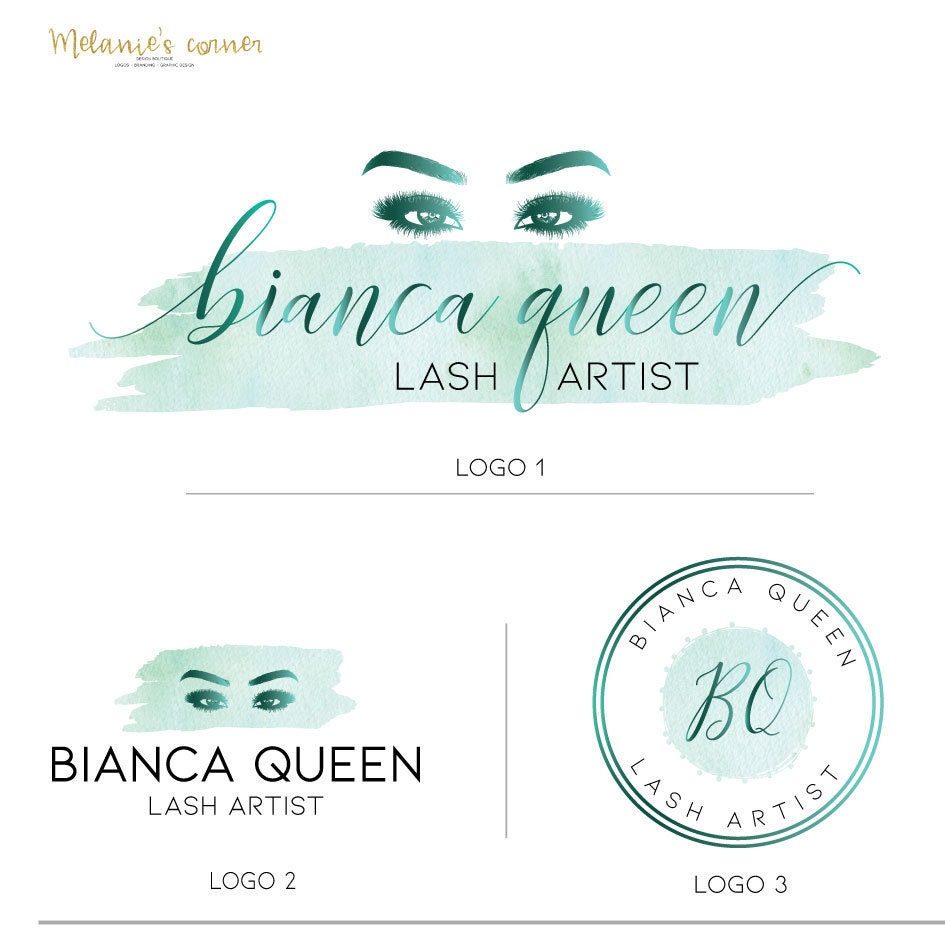 Microblading Logo Lash Logo Eyelash Brow Logo Beauty - Etsy