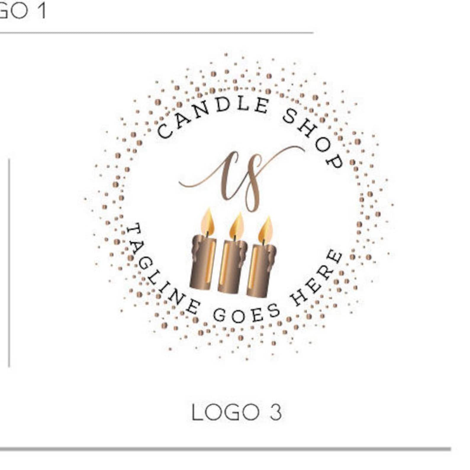 Logo Design Candle Logo Design Aromatherapy Logo Scents Logo - Etsy