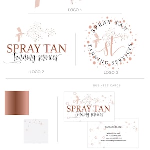 Spray Tan Logo, Mobile Tanning Logo 217 - Etsy