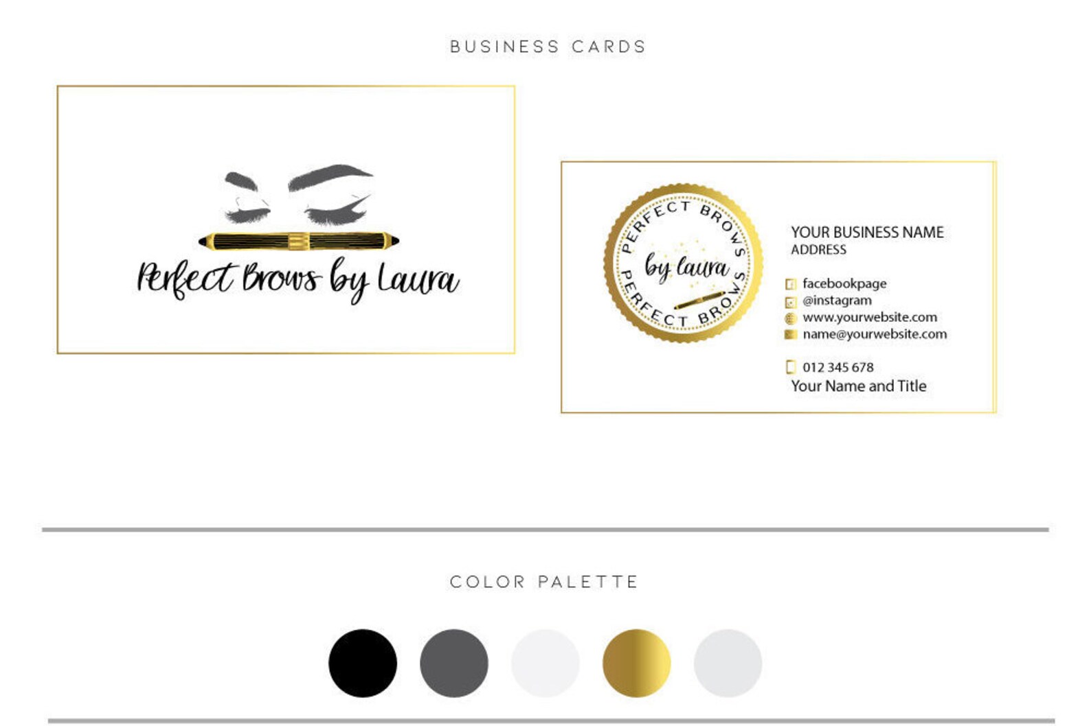 Microblading Brow Logo Microblading Logos Beauty Logo Beauty - Etsy