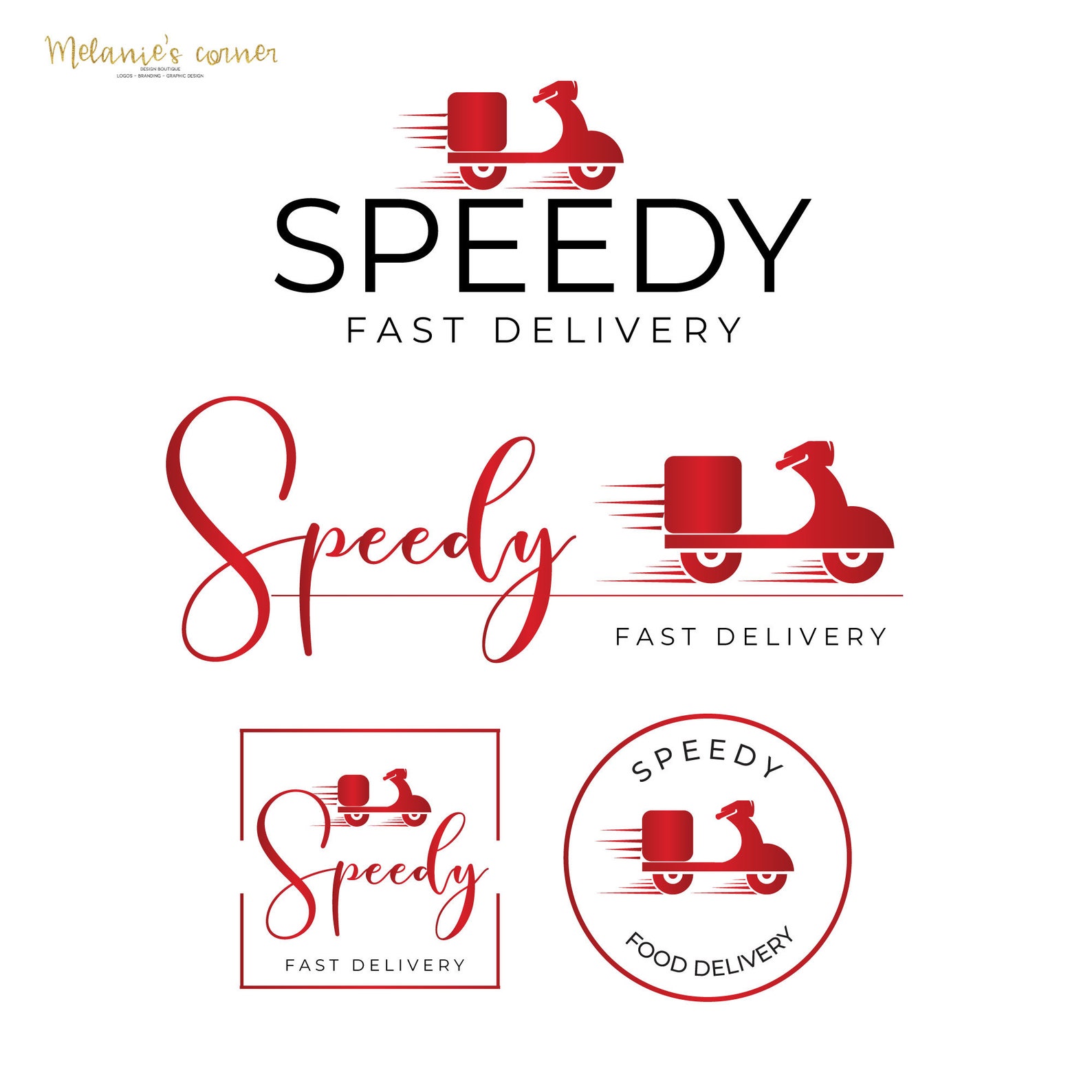 Delivery Logo Design Premade Logo 478 | Etsy