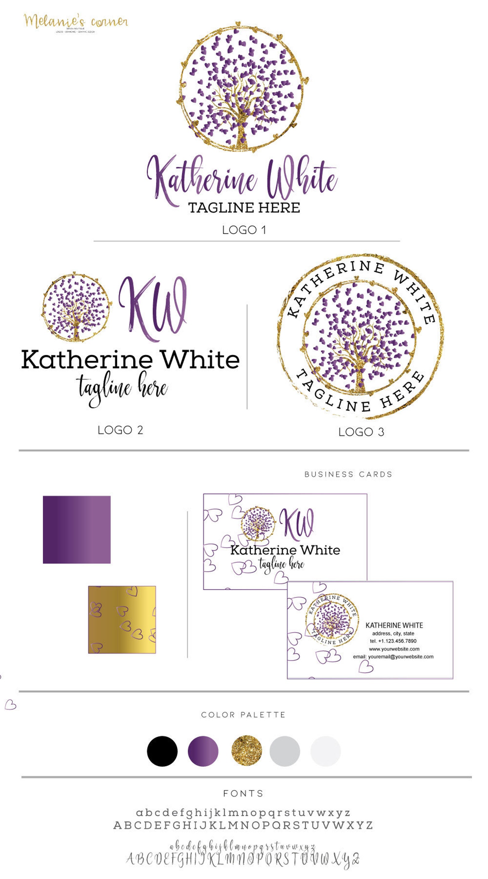 Tree Logo Premade Logo Design Events Planner Logo Photography | Etsy