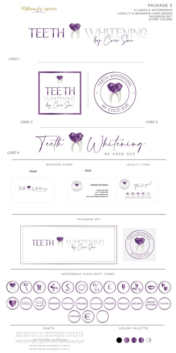 Teeth Whitening Logo 633 - Etsy