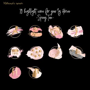 Spray Tan Instagram Highlight Icons, Instagram Icons, Gold Highlight ...