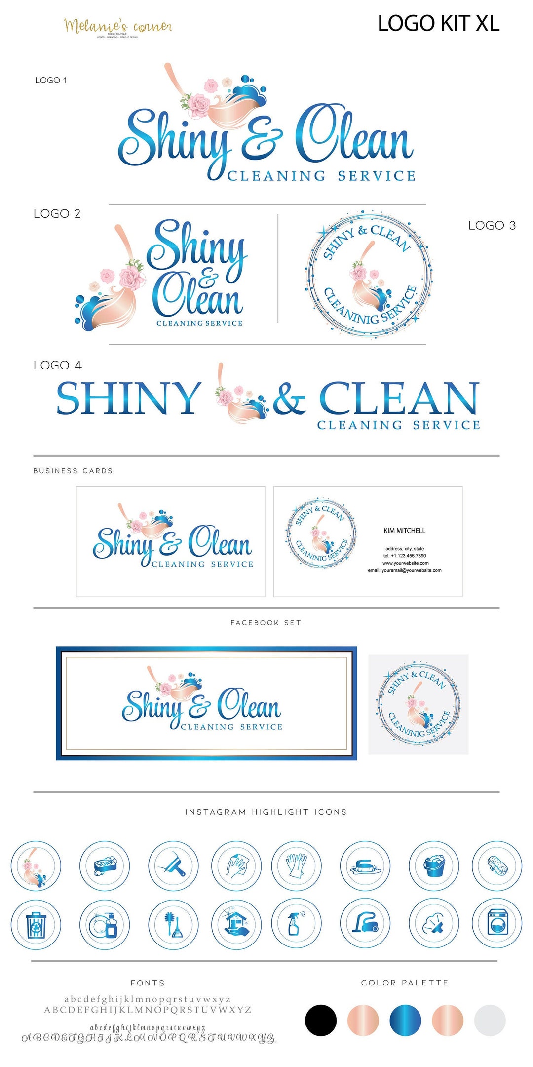 Cleaning Logo, Eco Cleanining Logo 488 - Etsy