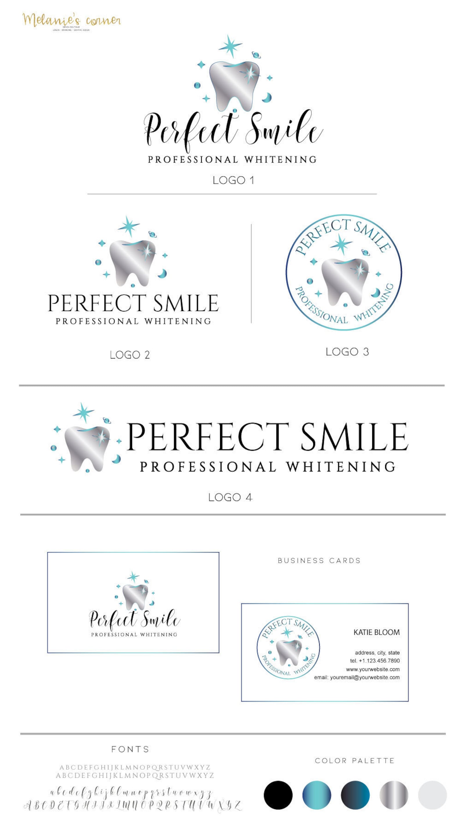 Teeth Whitening Logo 373 - Etsy