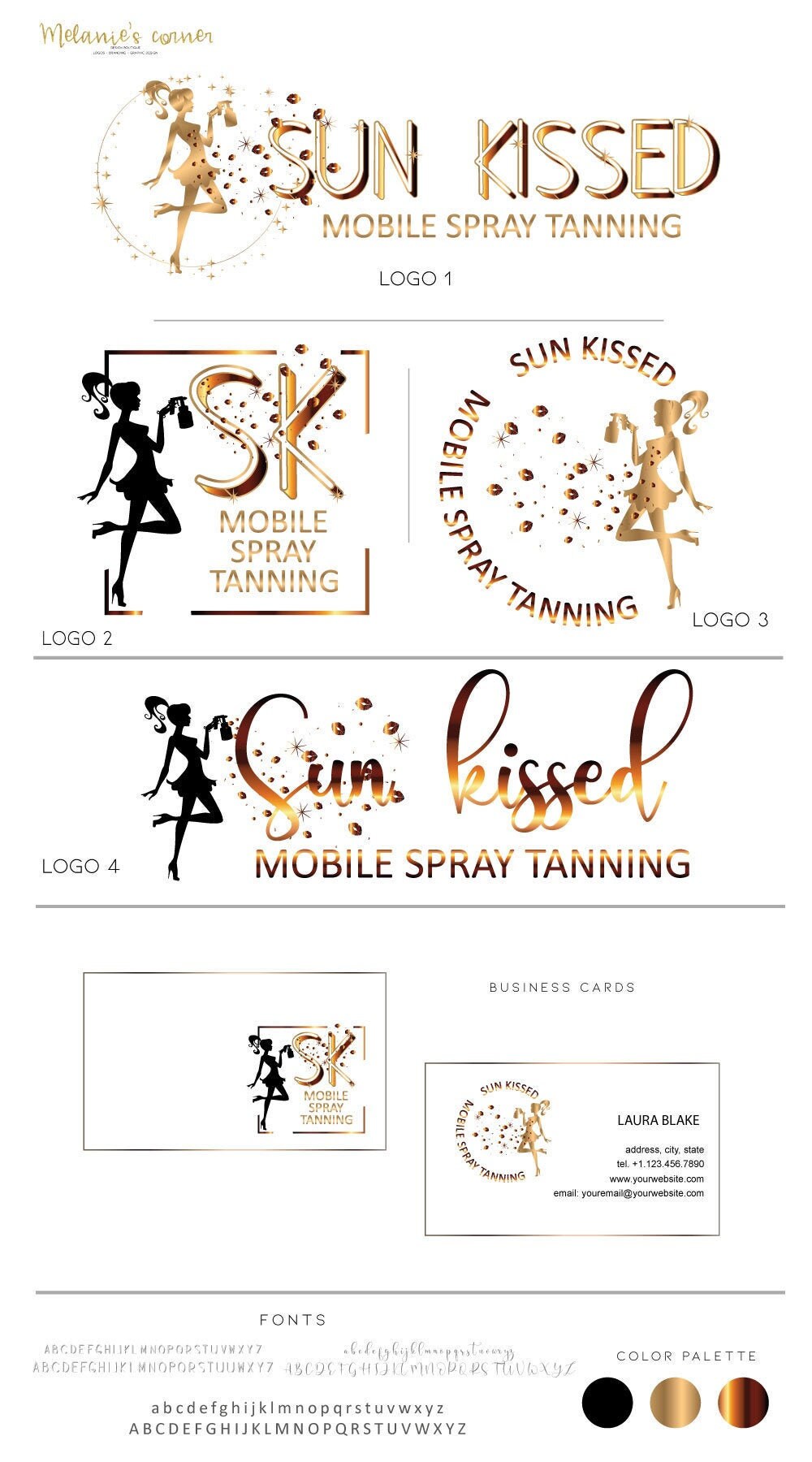 Mobile Spray Tanning Logo 466 - Etsy
