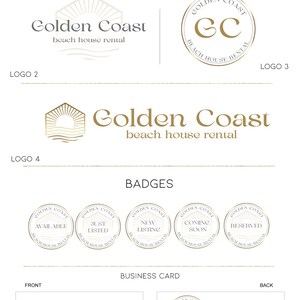 Beach House Rental Logo, Real Estate Logo, Property Logo, Beach Logo ...