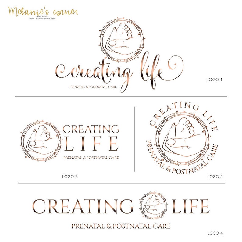 Premade Logo Design Doula Logo 452 - Etsy