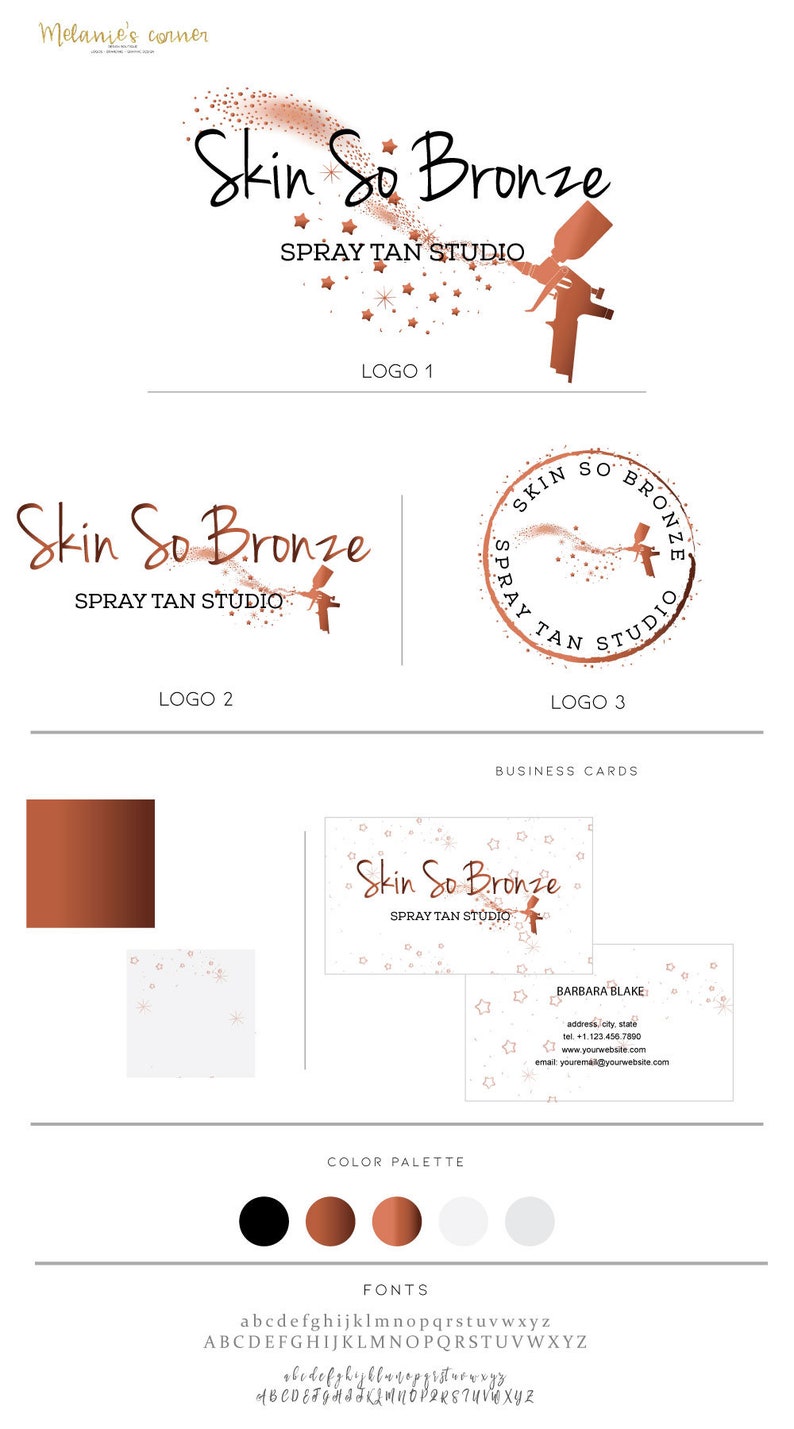 Mobile Tanning Logo, Spray Tan Logo 216 - Etsy