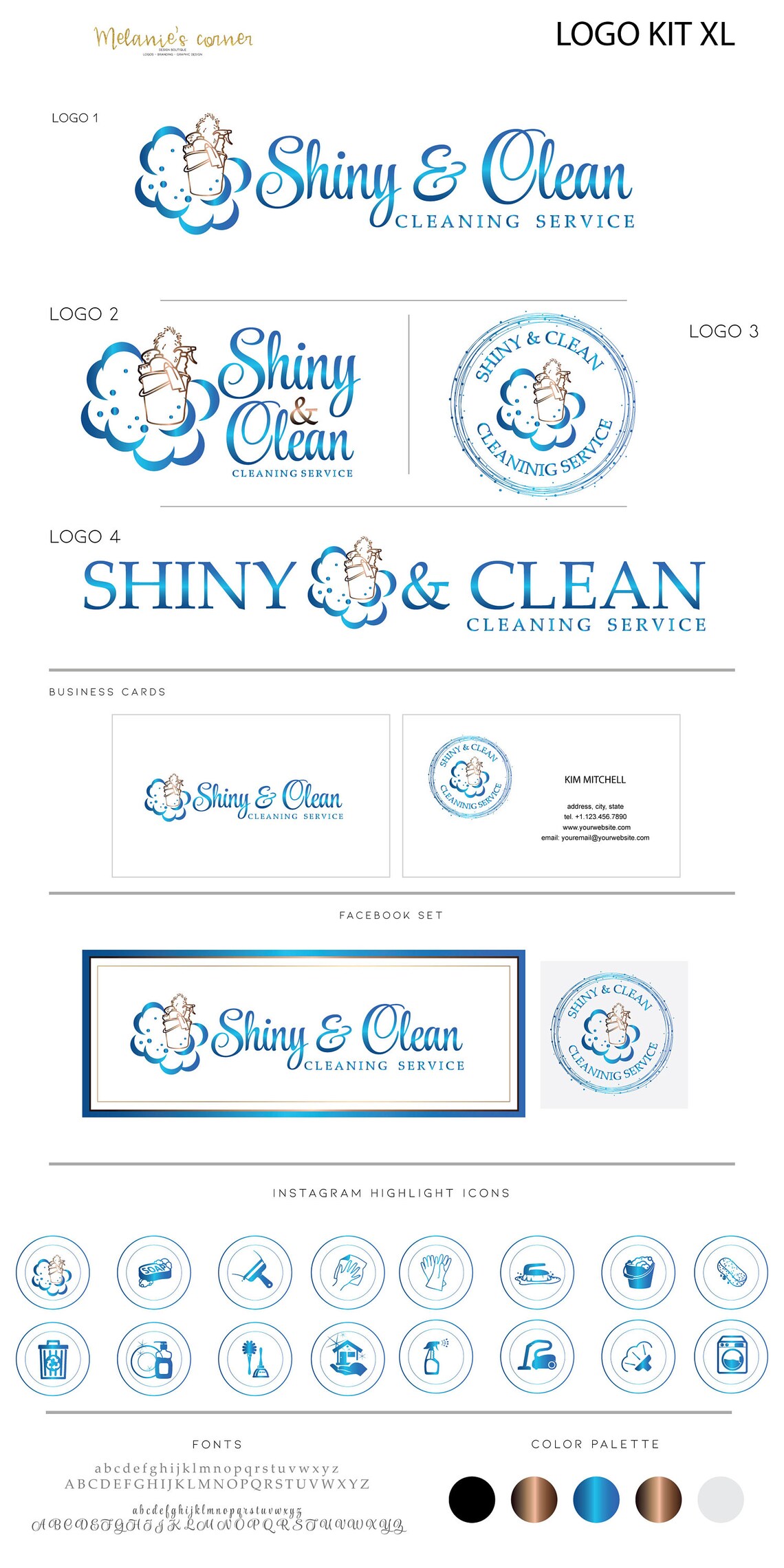 Cleaning Service Logo Eco Cleanining Logo 484 - Etsy