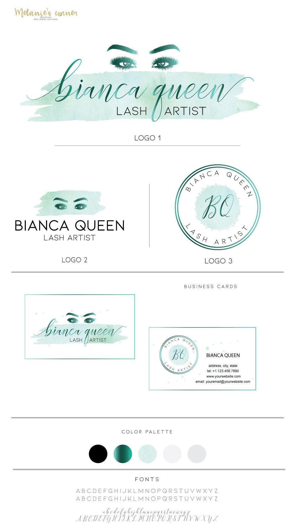 Microblading Logo Lash Logo Eyelash Brow Logo Beauty - Etsy