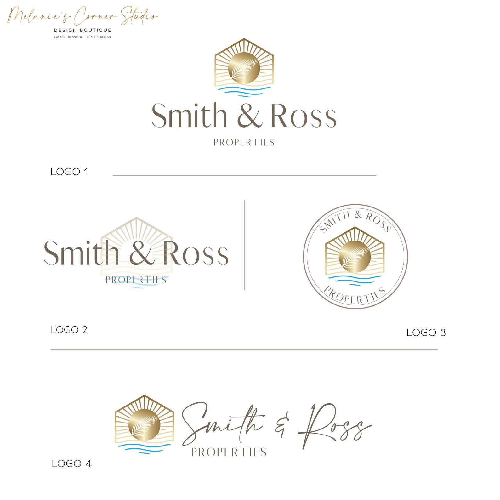 Coastal Real Estate Logo Real Estate Logo Design House Logo - Etsy