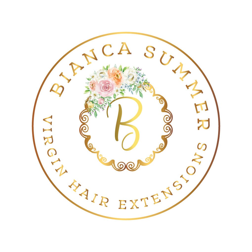 Hair Logo Design Hair Extensions Logo Hair Salon Logo | Etsy