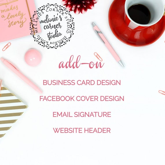 Add-on Business Card Premade Business Card Template Business | Etsy